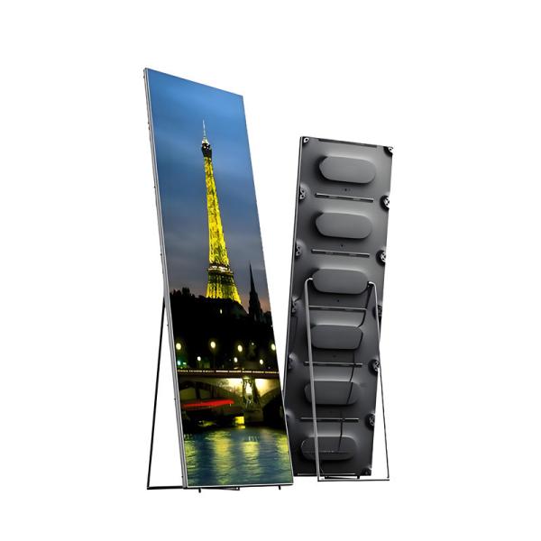 Indoor P2.5 Full Color Mirror Led Poster Display Wireless USB 4G Smart Control