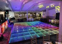China P3 LED Dance Floor Tiles 192x192mm Interactive Sturdy Screen for Concert for sale