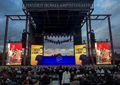 Chine Affichage LED suspendu P3.91 Scène de location extérieure Tableau d'arrière-plan imperméable à l'eau SMD pleine couleur à vendre