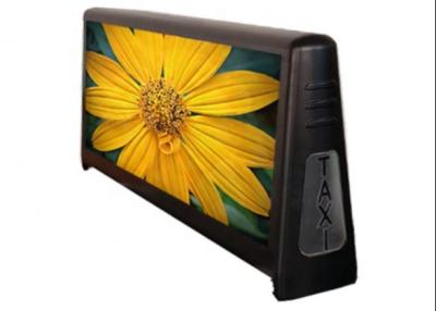 China Advertising Car LED Information Double-Sided Sign Outdoor HD Taxi RGB Full Color for sale