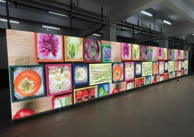 China High Transmittance Rate Static Outdoor Full Color LED Display 1000x1000mm Cabinet for sale