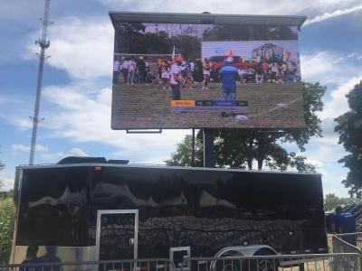 China Rental Die-Cast Aluminum Screen Advertising LED Screen, Public Information Vehicle Mobile Display for sale