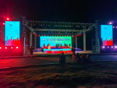 Cina Schermo da stadio a LED Schermo in alluminio pressofuso a noleggio Passo 3,91 mm, parete video per esterni a colori 500*1000 mm in vendita