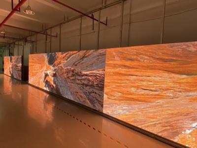 중국 다이 캐스팅 알루미늄 스테이지 스크린 대형 HD 160x160mm P2.5 실내 초고화질 에너지 절약 LED 비디오 벽 판매용