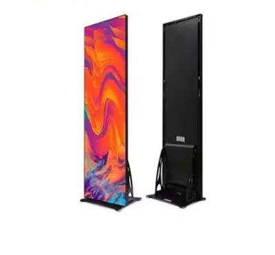 China High Brightness LED Full Color Poster Display P2.5 Indoor Floor Stand Advertising for sale