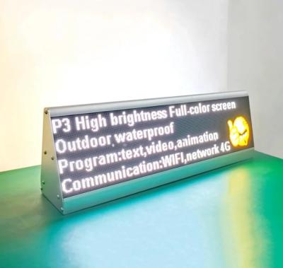 China 256 mm x 128 mm Cabinet Size P4 Full Color Cab Car Screen com design impermeável e 3 à venda