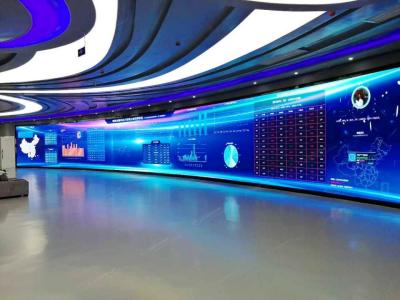 China SCX LED P5 Indoor LED Display met 100 000 uur levensduur bij 50% helderheid en CAT5 kabel Single Mode Fiber Control Distance Te koop