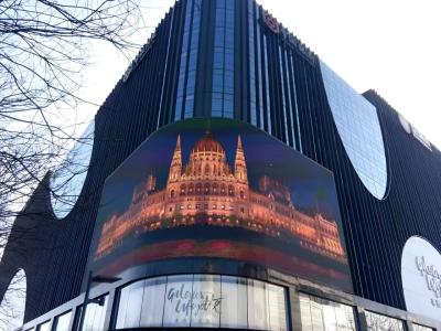 중국 P6 넓은 응용을 위한 120° 수평 및 60° 수직 시야각의 야외 풀 컬러 LED 디스플레이 판매용