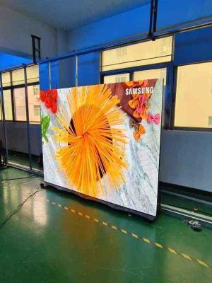 China 1R1G1B Color Configuration LED Poster Display with Aluminum Cabinet and 320x160mm Module Size for sale
