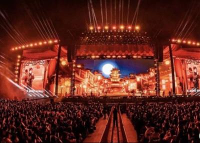 Китай Висячий арендный экран светодиодный дисплей P3.91 Внешний арендный этап Фон водонепроницаемый SMD полный цвет продается