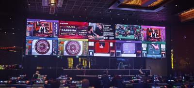 Китай Дисплей с высокой яркостью RGB LED с продолжительностью службы 100000 часов и прочным дисплеем P4.81 продается