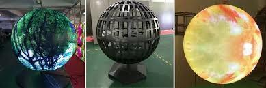 China DC5V Voltage Sphere Screen LED with Backside Service Maintenance Method Perfect for sale