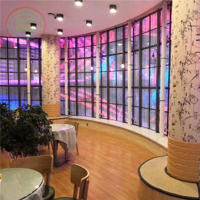 중국 운전 방법 투명한 LED 화면 모듈 무게 0.2KG/PC 항목 LED 투명한 화면 판매용