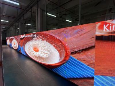 China Ecrã LED à cor inteira à prova d'água Resistente ao vento Com alta definição Sem arrasto à venda