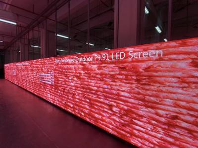 China Ecrã LED à cor inteira à prova d'água Resistente ao vento Com alta definição Sem arrasto à venda