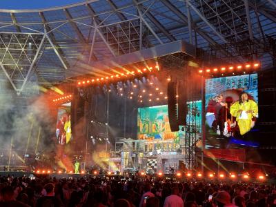 China SCXK-RGB LED Display Advertising LED Screens with 120° / 60° View Angle and Customizable Size for sale