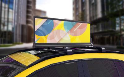 中国 320*106ドット 画面解像度 CE/ROHS/FCC/ISO2001 認証とDC 5Vの自動車LEDサインディスプレイ 販売のため