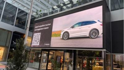 China Aluminum Cabinet Material Fixed Led Display with 192*192mm Module Size and Backside Service Maintenance Method for sale