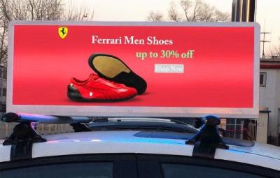 中国 P3 アウトドアタクシー トップ LEDスクリーン 車の屋根 LEDディスプレイ 広告用 デジタルサイネージとディスプレイ 販売のため