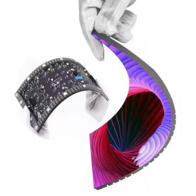 중국 P4 4mm 풀 컬러 플렉시블 LED 비디오 디스플레이 모듈 판매용