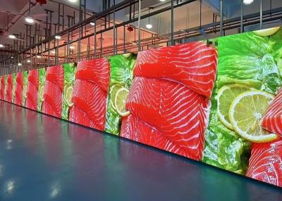 중국 다이 캐스트 알루미늄 방수 맞춤형 야외 P3.91 10mm 투명한 유리 디스플레이 벽 판매용