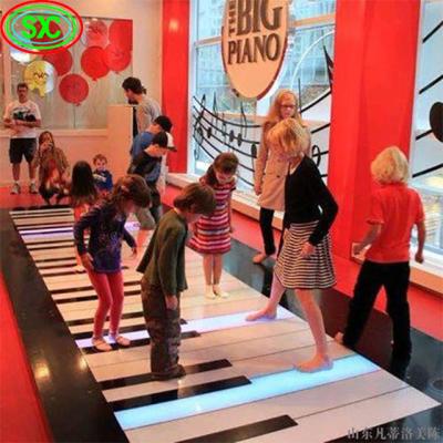 China Indoor Custom Label Single Colours LED Dance Floor with Versatile Applications for sale