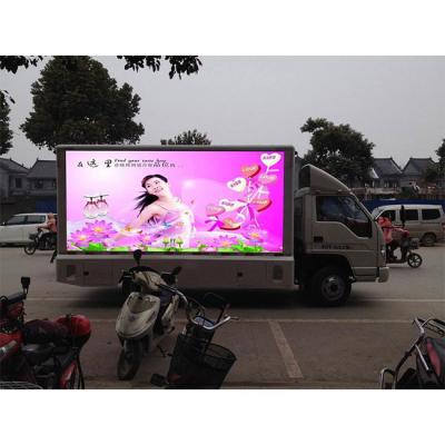 China High Refresh Frequency Full Color Mobile Truck LED Screen for Mobile Product Presentations for sale
