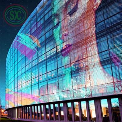 China 6.2kg Peso do gabinete Ecrã LED transparente para os requisitos do cliente à venda