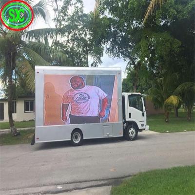 중국 모바일 트럭 LED 화면 320*160mm 모듈 크기 및 다재다능한 야외 광고를 위한 5000-8000 니트 밝기 판매용