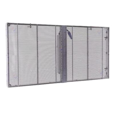 중국 알루미늄 캐비닛 재료 투명한 LED 스크린 방수 IP43 야외 광고 필요 판매용