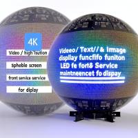 China Sphere LED Screen Front Service Maintenance DC5V IP43 320x160mm Video Text Image Display for sale