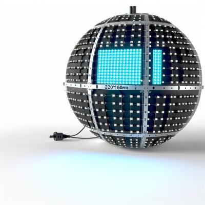 중국 DC5V 전압 구형 LED 스크린, 320*160mm 모듈 크기 및 Epistar LED 칩 판매용