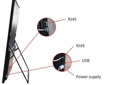 China Aluminum Cabinet LED Poster Display with P2.5mm Pitch and 320x160mm Module Size for sale