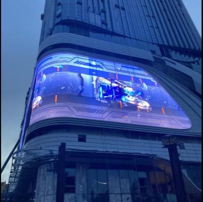 중국 1/16S 구동 모드 5500 밝기 옥외 풀 컬러 LED 벽 - 옥외 광고 솔루션 판매용