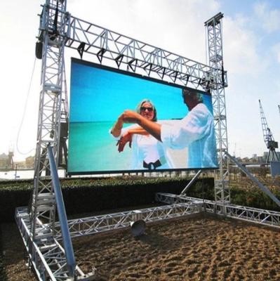 China 100 000 Hour Lifespan Outdoor Full Color LED Display 250*250mm Module Size Customizable Screen Size for sale