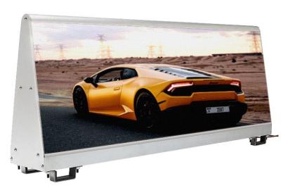 China P5 P6 Waterproof Car LED Sign Display Outdoor Full Color Taxi Roof Screen Double Side for sale
