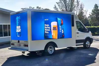 중국 중국 전체 컬러 LED 모바일 트럭 P5 모바일 LED 광고 게시판 스크린 야외 판매용