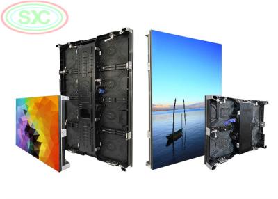 China Rental LED Display with modular size 256 by 128 millimeters and resolution 64 by 32 dots delivering visuals for advertising companies for sale
