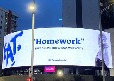 China outdoor p10  advertising led displays fixed  led billboard sign screen video wall for sale