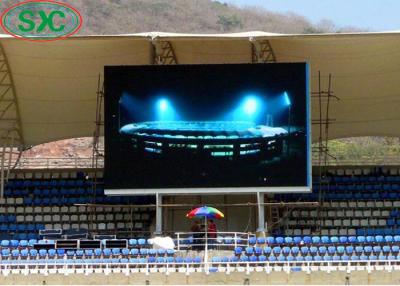 China outdoor full color p8 stadium led screen for live broadcast smd module size 256x128mm for sale