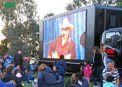 China P10 Mobile Truck LED Display Outdoor Full Color Advertising Screen 5500cd/M2 Brightness for sale