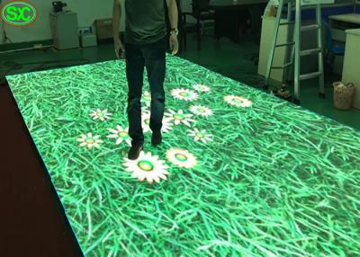 P4.81屋内相互3D LEDのビデオ ダンス・フロアの結婚式、クラブ ダンス・フロア