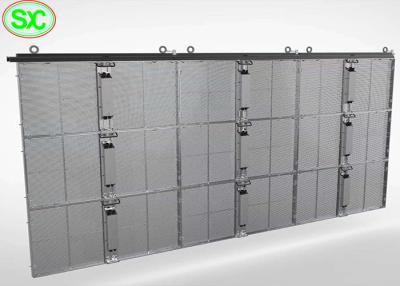 中国 P6.25 6 scaning運転者との適用範囲が広いRGB透明なLEDスクリーンの高リゾリューション 販売のため