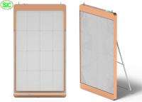 China P3.91 Transparent LED Display Screen Glass Panel Poster 70% Transparency 5000cd Brightness for sale