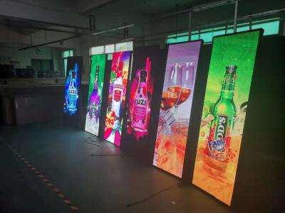China P3 LED Poster Display HD Vertical Screen Indoor Advertising LED Display Stand for sale