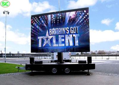 中国 P5屋外のフル カラーの移動式トラックのLED表示、車LEDスクリーン保証5年の 販売のため