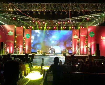 中国 舞台の背景RGB LED表示は、屋外LEDの広告防水P4.81 P3.91を選別します 販売のため