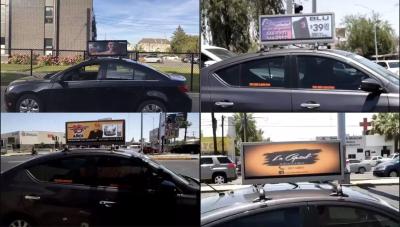 Cina P6 esposizione di alta risoluzione RGB 3 del segno dell'automobile LED in 1 configurazione del pixel in vendita