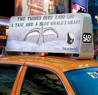 Cina Display di segnale LED impermeabile per auto, all' esterno a colori completi sul tetto di un taxi doppio lato in vendita