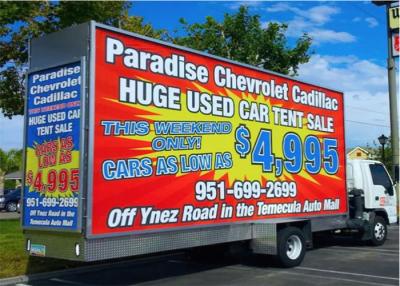 중국 1R1G1B 이동할 수 있는 트럭 발광 다이오드 표시 P6 풀 컬러 고해상 SMD 세륨 승인 판매용